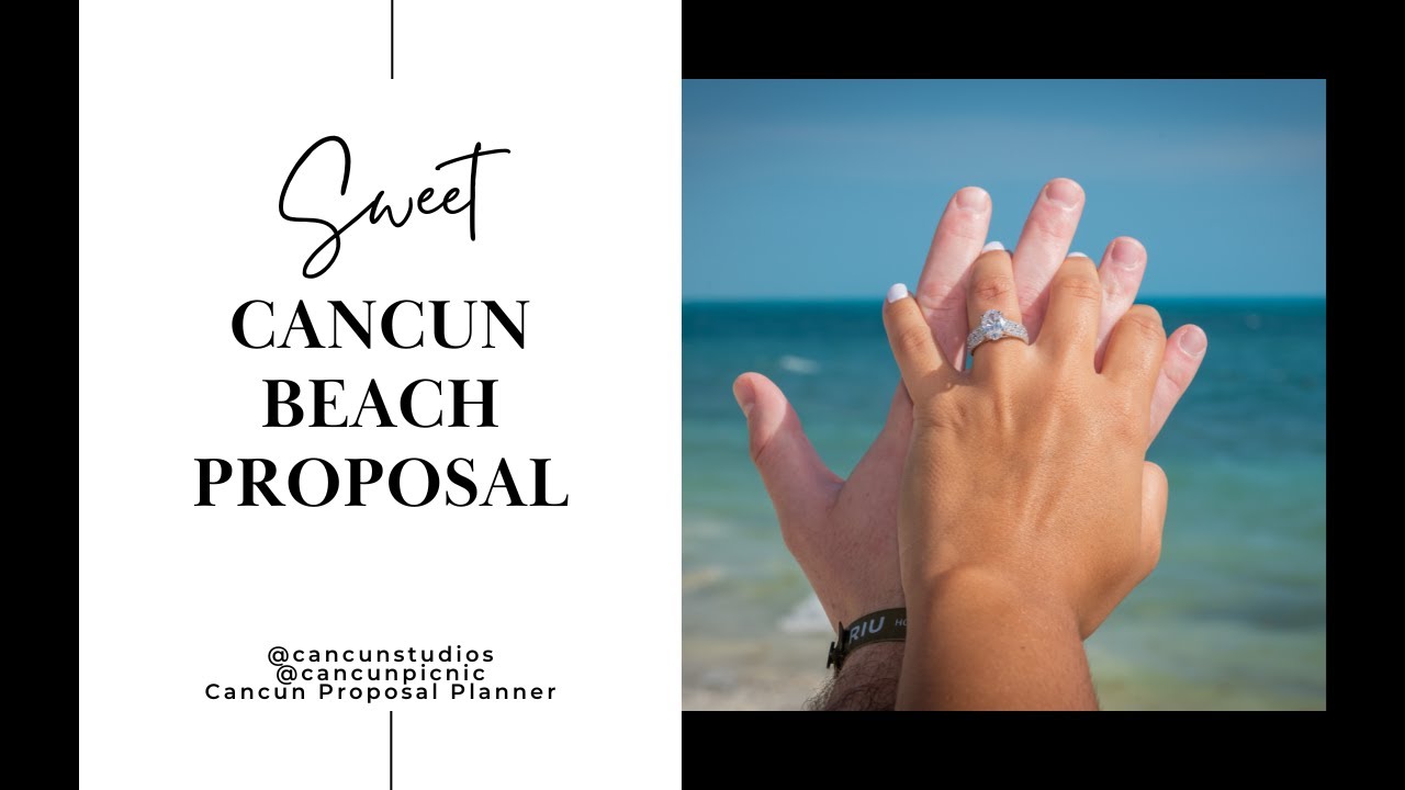 Sweet Cancun Beach Proposal - Cozumel Photographers