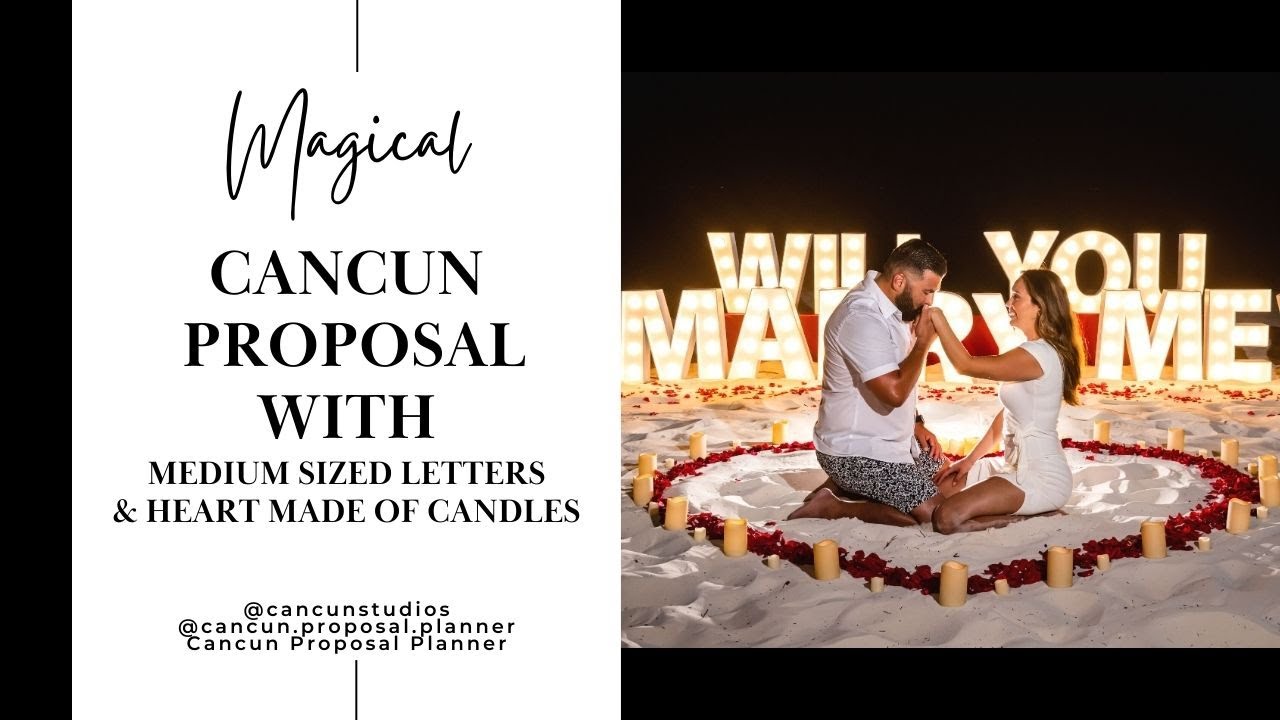 Magical Cancun Proposal - Cozumel Photographers
